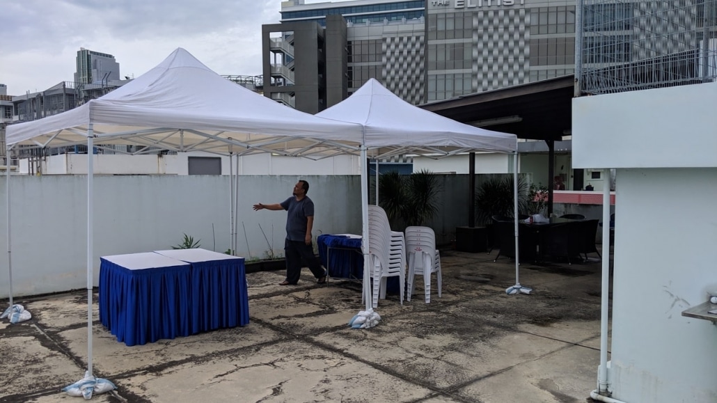 Portable Tent - Tentage Rental Singapore