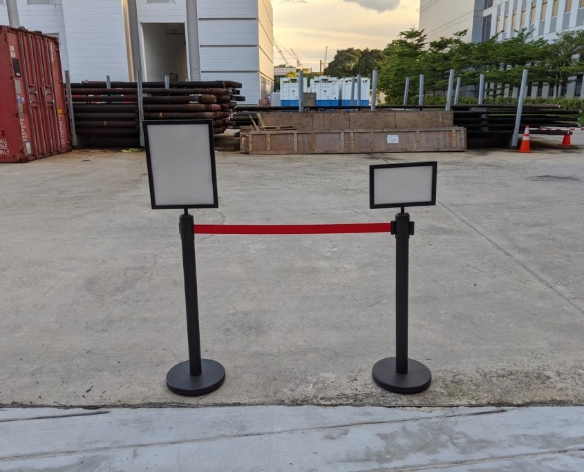 Queue Poles - Tentage Rental Singapore